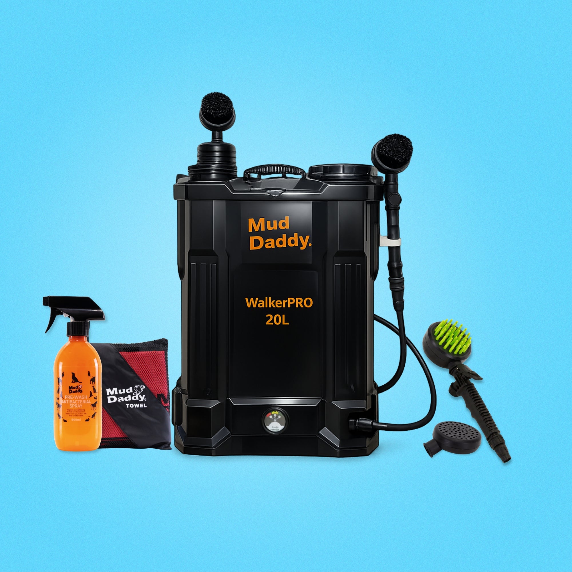 Battery Powered Dog Washer 20L | Mud Daddy® – muddaddy.co.uk